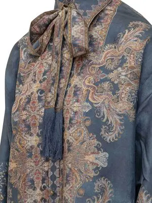 Zimmermann Valiant Printed Silk Shirt - Multicolor