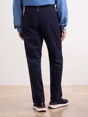Sease Chino Tech Straight-leg Cotton-blend Twill Trousers