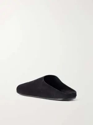 THE ROW Hudson Suede Slippers