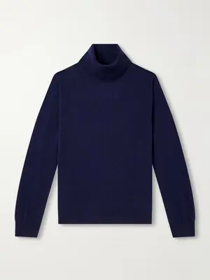 Paul Smith Cashmere Rollneck Sweater - Blue