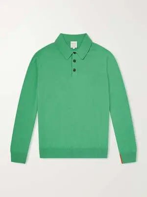 Paul Smith Cashmere Polo Sweater - Green
