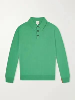 Paul Smith Cashmere Polo Sweater - Green