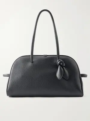 Jacquemus Le Turismo Full-grain Leather Messenger Bag - Black