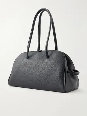 Jacquemus Le Turismo Full-grain Leather Messenger Bag - Black