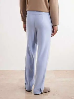 GOD'S TRUE CASHMERE Straight-leg Cashmere-knit Trousers