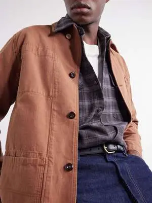 DRAKE'S Cotton-canvas Overshirt
