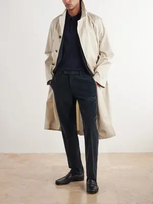 Boglioli Straight-leg Cotton And Modal-blend Corduroy Suit Trousers