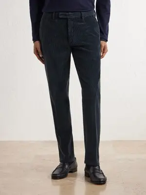Boglioli Straight-leg Cotton And Modal-blend Corduroy Suit Trousers