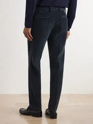 Boglioli Straight-leg Cotton And Modal-blend Corduroy Suit Trousers