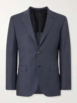 Brioni New Plume Wool Suit Jacket - Blue