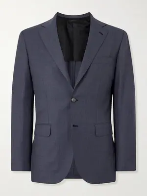 Brioni New Plume Wool Suit Jacket - Blue