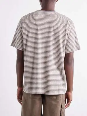DISTRICT VISION Striped Cotton-jersey T-shirt