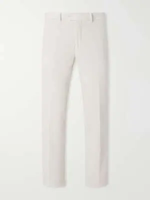 Rubinacci Modaluca Tapered Cotton-corduroy Trousers