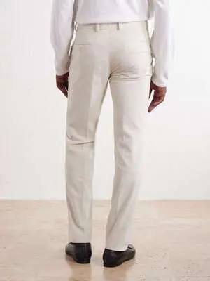 Rubinacci Modaluca Tapered Cotton-corduroy Trousers