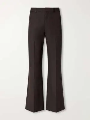 Acne Studios Straight-leg Herringbone Trousers - Brown