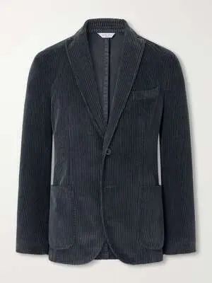 Boglioli Cotton-blend Corduroy Blazer - Gray