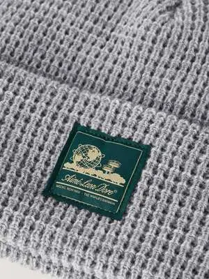 Aimé Leon Dore Logo-appliquéd Waffle-knit Beanie