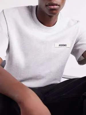 Jacquemus Logo-appliquéd Cotton-jersey T-shirt