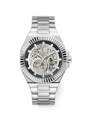 Guess Equity 44mm Watch - Silver