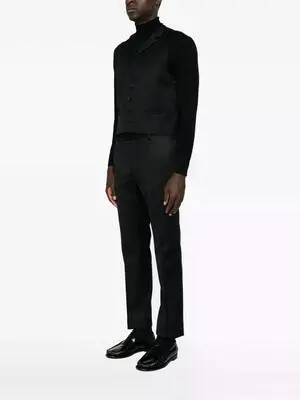 Karl Lagerfeld Notch-lapel Button-up Waistcoat