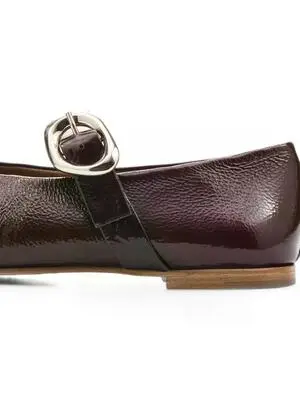 Lottusse 1877 Bel Buckle-fastening Ballet Flats - Red