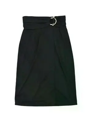 Gucci Bamboo-ring Gathered Midi Skirt