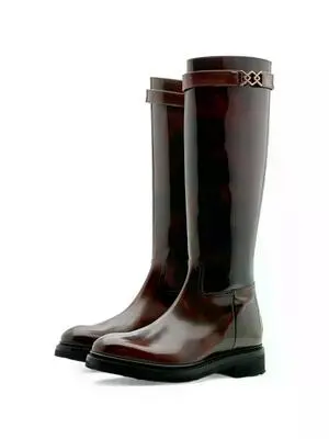 Lottusse 1877 Walton Buckle-detail Knee-high Boots - Brown