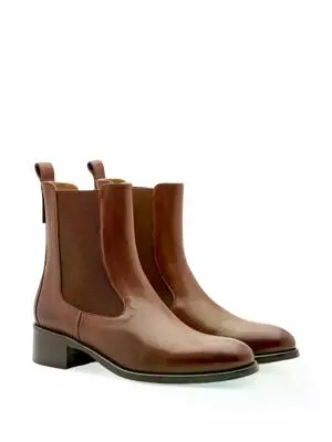 Lottusse 1877 Pina Leather Chelsea Boots - Brown