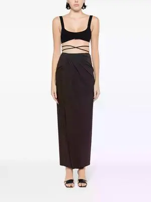 Christopher Esber Minuscule Ribbed Bralette Top