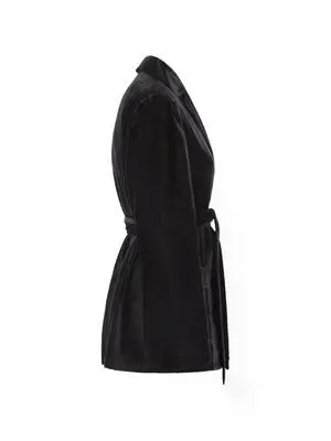 Max Mara Belted Velvet Blazer