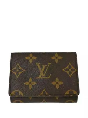 LOUIS VUITTON Monogram Enveloppe Carte De Visite Cardholder - Brown