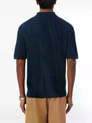 Lacoste Cable-knit Polo Shirt