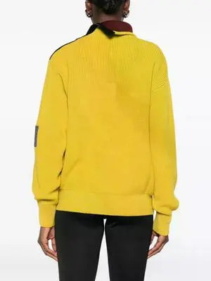 Loewe Zip-shoulder Ribbed-knit Sweater