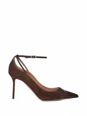 AQUAZZURA Odysea Cap-toe Buckled Heeled Pumps