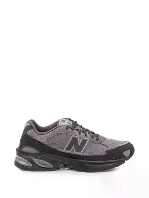 NEW BALANCE Paneled Mesh-suede Sneakers - Grey