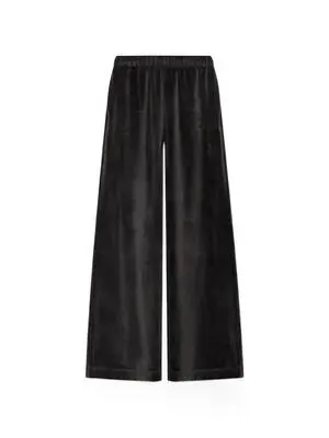EA7 Velvet Track Pants - Black
