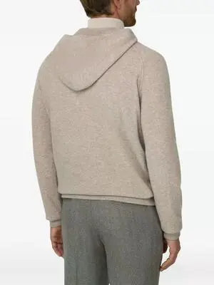 Boggi Milano Knitted Sweatshirt In Merino Wool And Yak