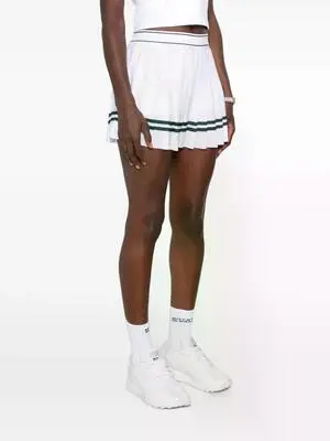 Sporty & Rich Pleated Striped Skirt