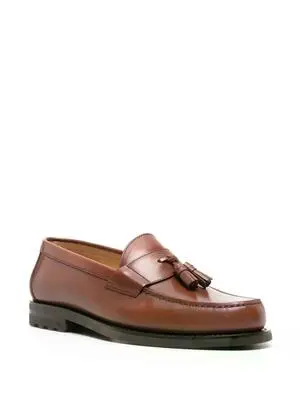 Brunello Cucinelli Tasselled Leather Loafers