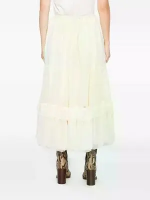 Chloé Tiered Ruffled Maxi Skirt