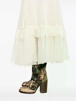 Chloé Tiered Ruffled Maxi Skirt