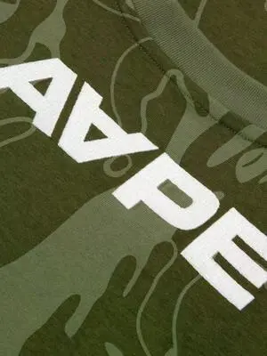 AAPE BY *A BATHING APE Moonface Camouflage-print T-shirt
