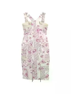 Dior 2005 Trotter Denim Midi Dress