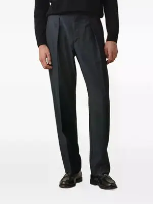 Paul Smith Dark- Shadow Check Wool Trousers