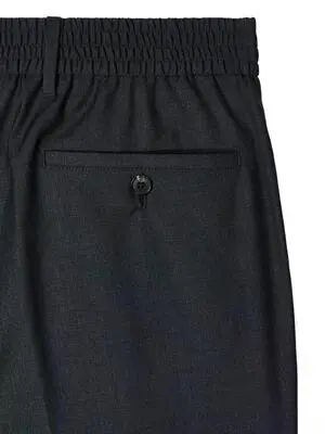 Paul Smith Dark- Shadow Check Wool Trousers