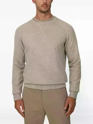 Boggi Milano Crew-neck Jumper In Yak Wool