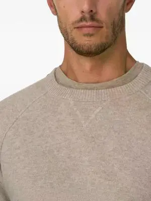 Boggi Milano Crew-neck Jumper In Yak Wool