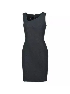 MARCO GABRIELLI ATELIER Asymmetric Peplum Midi Dress