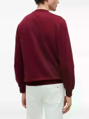 Tommy Hilfiger Logo-embroidered Crew-neck Sweatshirt