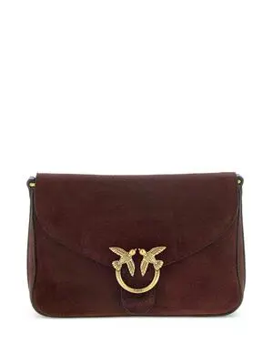 Pinko Small Love Suede Crossbody Bag